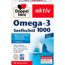 Doppelherz Omega-3 Seefischöl 1000 Kapseln 80 St. (107.8 g)