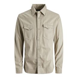 Jack & Jones Jack & Jones Button Up Shirt 'Sheridan' male Beige size XXXL