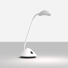 LED-Tischleuchte Maularc mit Flexarm, weiß