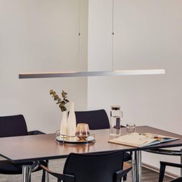 Knapstein LED-Hängelampe Linn Gestensensor nickel matt 128cm