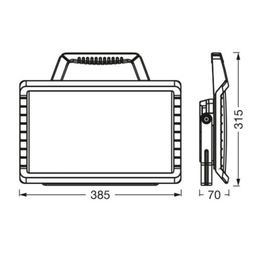 LEDVANCE LED-Worklight Value Battery Panel 26W