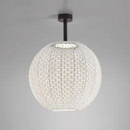 Bover Nans Sphere PF/60 LED-Außendeckenlampe beige