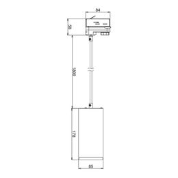 Deko-Light LED-Pendelleuchte Lucea 3-Phasen 15W weiß