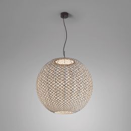 Bover Nans Sphere S/80 LED-Außenhängeleuchte braun