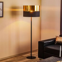 TK Lighting Stehleuchte Hilton, schwarz/gold