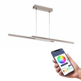 Eglo connect Fraioli-Z LED-Hängeleuchte nickel