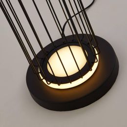 Searchlight LED-Stehleuchte Cage in Käfigdesign