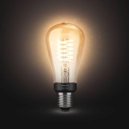 PHILIPS Hue White E27 7W ST64 Filament 2.100K