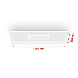 Telefunken LED-Panel Centerlight weiß Remote CCT RGB 100x25cm