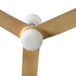 Faro Barcelona Deckenventilator Punt M DC LED weiß/Holz hell