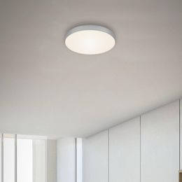 Briloner LED-Deckenleuchte Flame, Ø 21,2 cm, silber