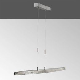 Fischer und Honsel LED-Hängeleuchte Colmar, CCT, nickel, Länge 106 cm