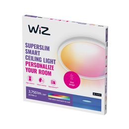 WIZ SuperSlim LED-Deckenleuchte RGBW Ø54cm weiß