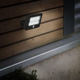 Briloner LED-Außenstrahler Kollig mit Sensor, IP54, schwarz