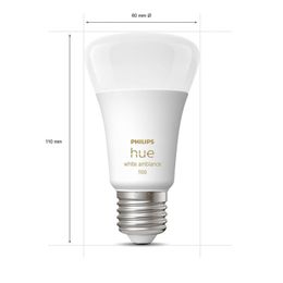 PHILIPS Hue White Ambiance E27 3er Starter-Kit