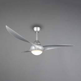 REALITY LEUCHTEN LED-Ventilator Alesund mit Fernbedienung, titan