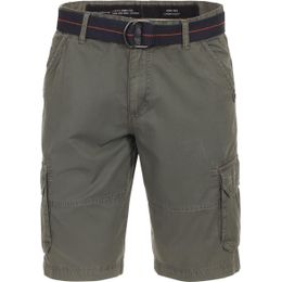 Casamoda Cargo-Bermudas, Gürtel, für Herren, grün, 36