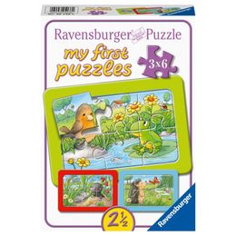 RAVENSBURGER VERLAG Ravensburger Kinderpuzzle - 05138 Kleine Gartentiere - My First Puzzle für Kinde