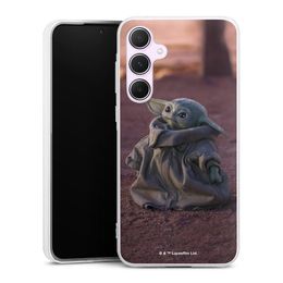 DeinDesign Galaxy A55 5G Handy Silikon H&uuml;lle Case transparent Handyh&uuml;lle The Child Star Wars Baby Yoda Silikon Case