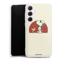DeinDesign Galaxy A55 5G Handy Silikon H&uuml;lle Case transparent Handyh&uuml;lle Kindheit Official Licensed Product Snoopy Silikon Case