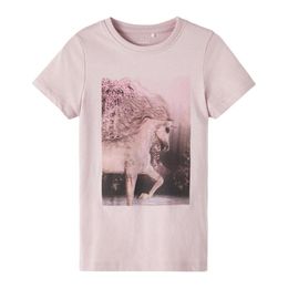 name it - T-Shirt NMFVOTEA UNICORN in violet ice, Gr.92