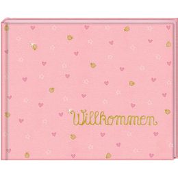 Coppenrath Verlag Babyalbum BabyGlück – Willkommen in rosa