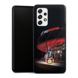 DeinDesign Galaxy A53 5G Handy Silikon H&uuml;lle Case schwarz Handyh&uuml;lle Bayer 04 Leverkusen Stadium Official Licensed Product