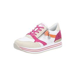Remonte Sneaker Damen Größe 45 ecru / orange / pink / weiß