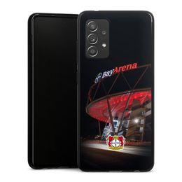 DeinDesign Galaxy A52s 5G Handy Silikon H&uuml;lle Case schwarz Handyh&uuml;lle Official Licensed Product Bayer 04 Leverkusen Stadium