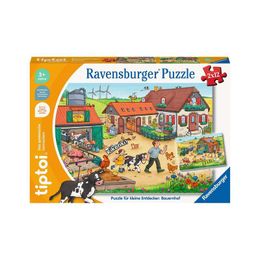 RAVENSBURGER VERLAG tiptoi® Puzzle für kleine Entdecker: Bauernhof