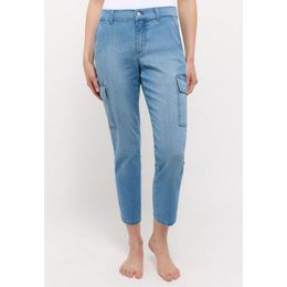 Angels Slim-fit-Jeans Jeans Cici Crop Slit Cargo
