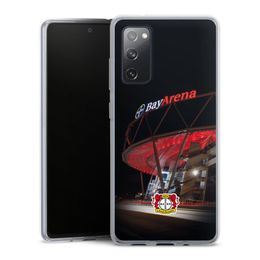 DeinDesign Galaxy S20 FE Handy Silikon H&uuml;lle Case transparent Handyh&uuml;lle Bayer 04 Leverkusen Stadium Official Licensed Product Silikon Case