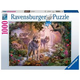 RAVENSBURGER VERLAG Wolfsfamilie im Sommer (Puzzle)