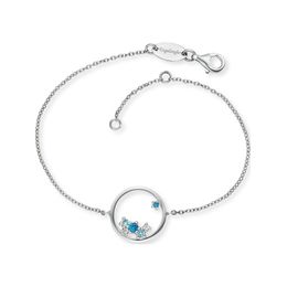 Engelsrufer Silberarmband, Trendig, blau|silberfarben, silber/blau