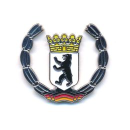 hegibaer Anstecknadel Berlin Wappen Deutschland Symbol Flagge Edel Pin Anstecker 0439 (1-tlg), echt edel
