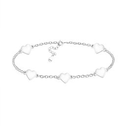 Sofia Milani Armband Herz (Armband), 925 Silber Damen Schmuck - B0262, silberfarben