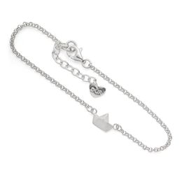 DUR Armband Schmuck: Armband, Erbsarmband "Boot", 925er Sterlingsilber, matt