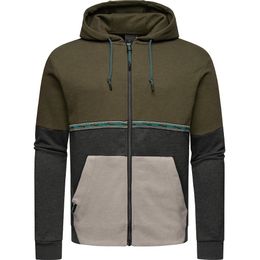 Ragwear Zip-Up Hoodie male Green size L