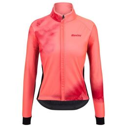 Santini - Women's Pure Dye Winter Ready Cycling Jacket - Fahrradjacke Gr M rot