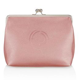 MARGO MÜNCHEN Kosmetiktasche VINTAGE, angesagte Schminktasche Damen, hochwertiger Klippverschluss (multifunktioneller Staubbeutel inklusive), 30 x 12