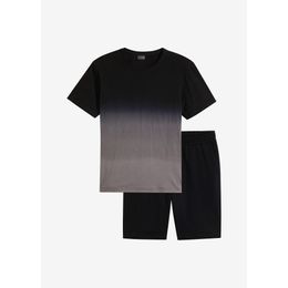 bonprix T-Shirt und Sweat-Bermuda (2-tlg.Set), Regular Fit
