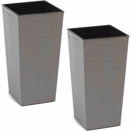 siena GARDEN Eco Nizza 2er Set 30cm grau