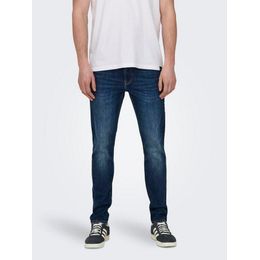 Only & Sons ONLY & SONS Skinny-fit-Jeans Warp, blau