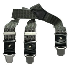 Lloyd Men's Belts LLOYD Men’s Belts Hosenträger LLOYD-Hosenträger 35 mm 3-streifig Lederrückenteil