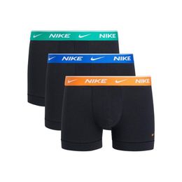 NIKE Underwear Trunk TRUNK 3PK (Packung, 3-St., 3er) mit farbigem NIKE Logo-Elastikbund, bunt