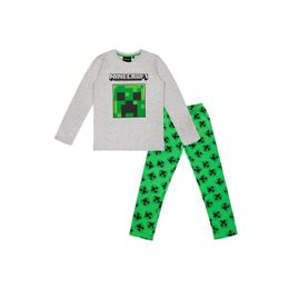 Minecraft Schlafanzug Minecraft Creeper Jungen Schlafanzug Pyjama Langarm