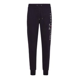 Tommy Hilfiger Sweathose BASIC BRANDED SWEATPANTS mit großem Tommy Hilfiger Schriftzug, blau