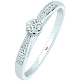 Elli DIAMONDS Verlobungsring 0604960414, mit Brillanten, goldfarben