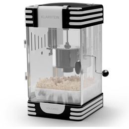 Klarstein Klarstein Popcornmaschine Klein, Popcornmaschine für Süßes & Salziges Popcorn, 300W Popcorn Maker, Retro Küchengeräte für Popcornmais,