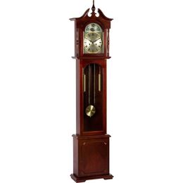 STILISTA® große mechanische Retro Vintage Standuhr Europa Mahagoni, 188 cm x 42,5 cm x 19 cm, Regulator, Pendeluhr antik Holz